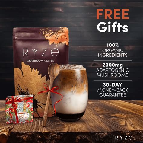 Ryze Ultimate Starter Kit 2 Mushroom Coffees 1 Probiotic Creamer