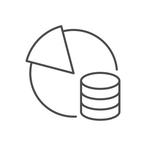 Histogram Chart Line Icon Financial Graph Vector Image