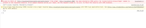 Javascript CORS Issue With React App And Laravel API Stack Overflow