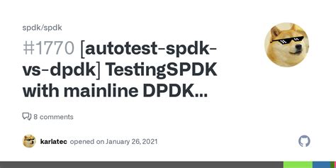 Autotest Spdk Vs Dpdk Testingspdk With Mainline Dpdk Results In A