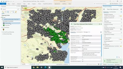 How To Create An Origin Destination Matrix In Arcgis Youtube