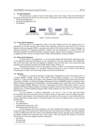 Development Of A Research Project Repository PDF