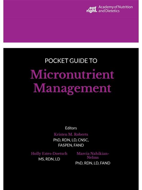 Pocket Guide To Micronutrient Management