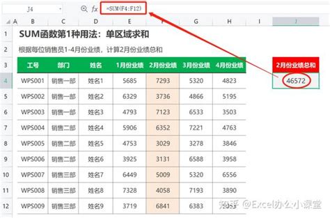 SUM函数超实用的 种经典用法 知乎