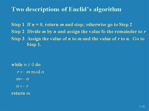 Chapter 1 Introduction What Is An Algorithm B