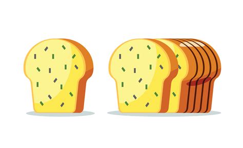 Bread Loaf Isolate Vector Illustration 19486747 Vector Art At Vecteezy