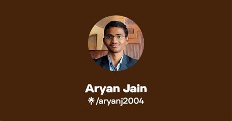 Aryan Jain Twitter Instagram Linktree
