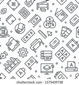 Software Development Seamless Pattern Flat Line Stock Vector (Royalty ...