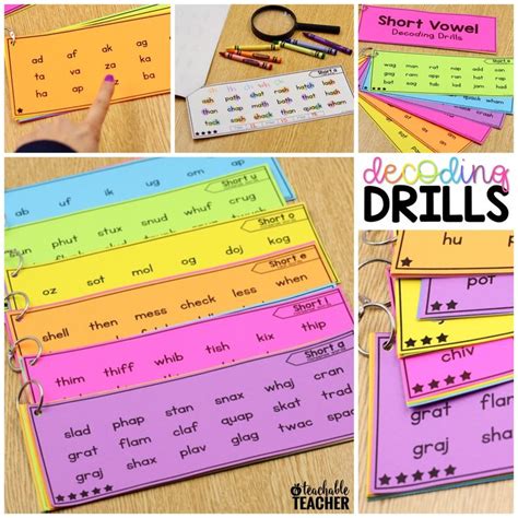 Decoding Drills For Building Phonics Fluency A Teachable Teacher
