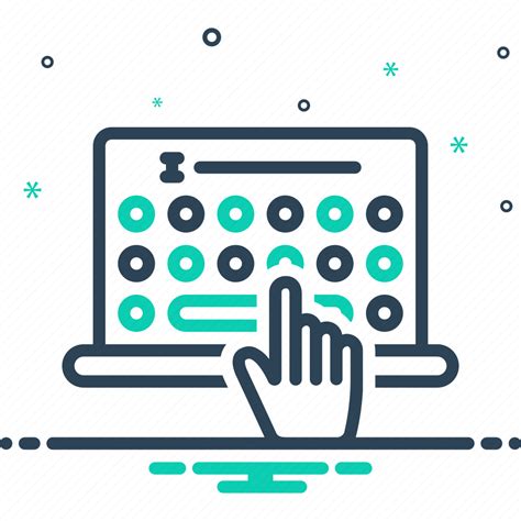 Type Typing Keyboard Button Keypad Input Devices Icon Download
