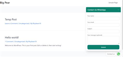 How To Send Contact Form 7 Form Entries To Whatsapp Wppool