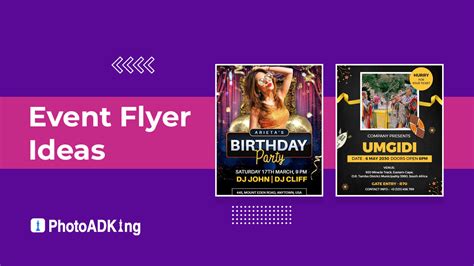 Creative Event Flyer Ideas Examples