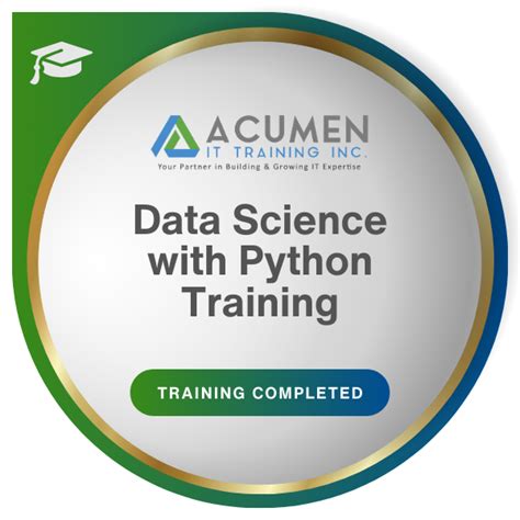 Data Science With Python Training Credly