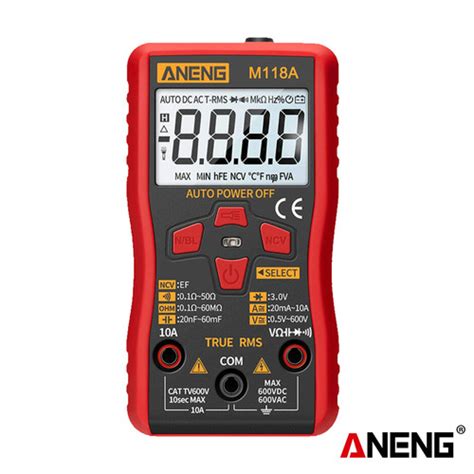 Jual Aneng M118A Tester Multimeter Mini Digital Otomatis True Rms Original Kab Tangerang