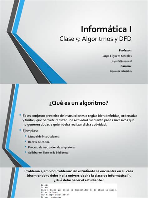 clase 05 algoritmos y dfd pdf algoritmos lenguaje de programación