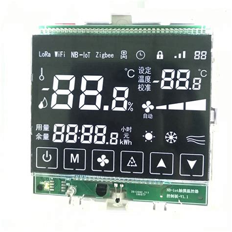 customized va custom monochrome negative segment cob lcd display