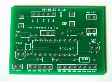 Breadboard Module For 18 Pin Pic16f Microcontrollers Pcb Version