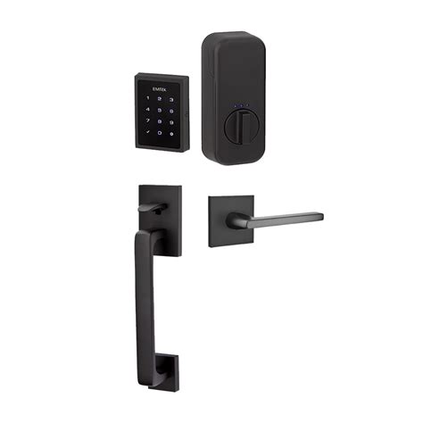 Emtek Baden Modern Keyless Entry Door Lock Set Realcraft Realcraft Barn Doors And Sliding Barn