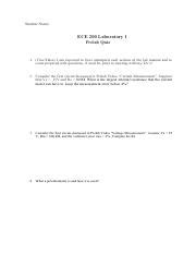 Prelab Quiz Pdf Babe Name ECE Laboratory Prelab Quiz