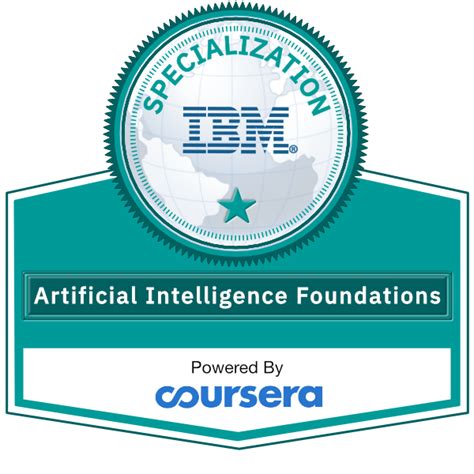 artificial intelligence foundations specialization credly