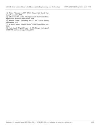 Design Of Dual Master I C Bus Controller PDF