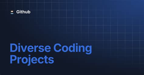 diverse coding projects github