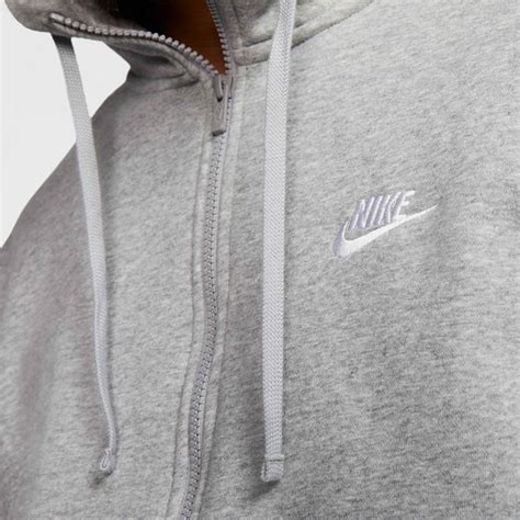 Buy Nike Sportswear Club Fleece Mens Full Zip Hoodie Dark Grey