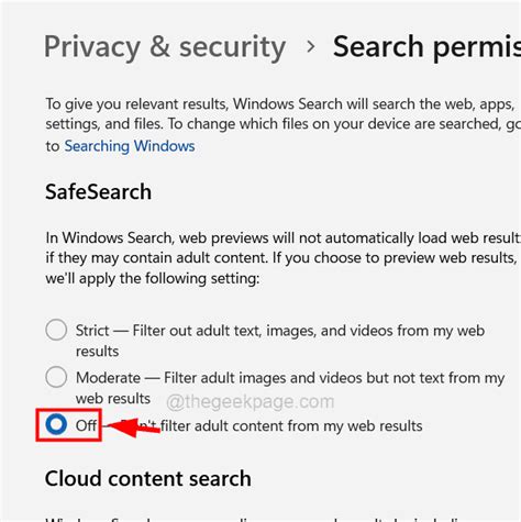 Safesearch Not Turning Off In Windows 11 Solved