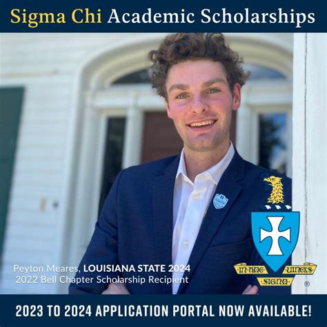 Sigma Chi Fraternity On Linkedin Applications For The Sigma Chi Foundations 2023 To 2024 Academic…