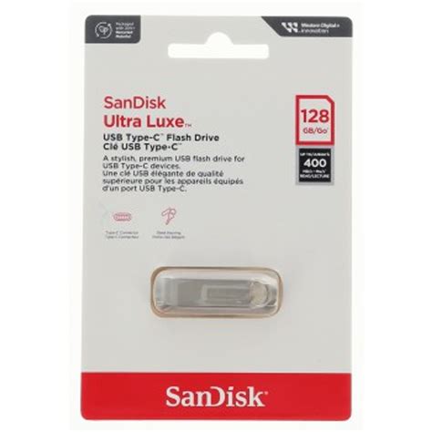 SanDisk Ultra Luxe USB Type C GB USB Gen metalický design SanDisk USB flash disky