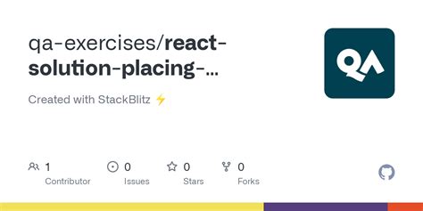 Github Qa Exercisesreact Solution Placing Components In Separate