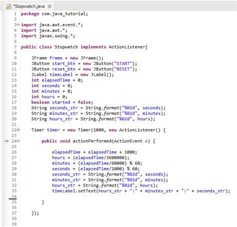 Java Stopwatch Important Concept
