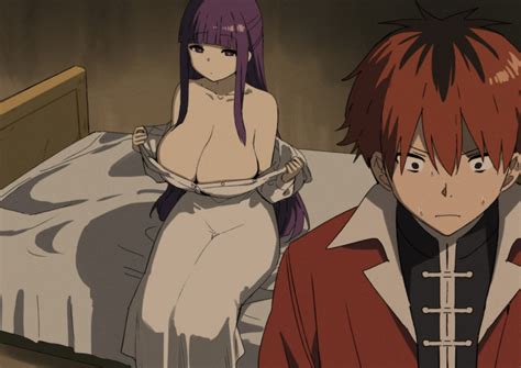 Rule 34 Constricted Pupils Expressionless Fern Sousou No Frieren Huge Breasts Nervous