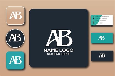 Premium Vector Ab Monogram Logo Template