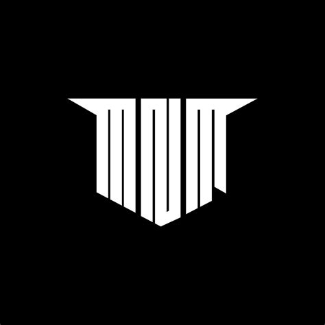 MNM Letter Logo Design With White Background In Illustrator Logo Modern Alphabet Font Overlap