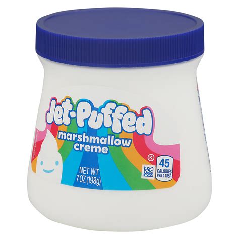 Jet Puffed Marshmallow Creme Front Right Elevated