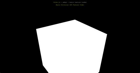 Threejs Webgl Basis Texture Loader