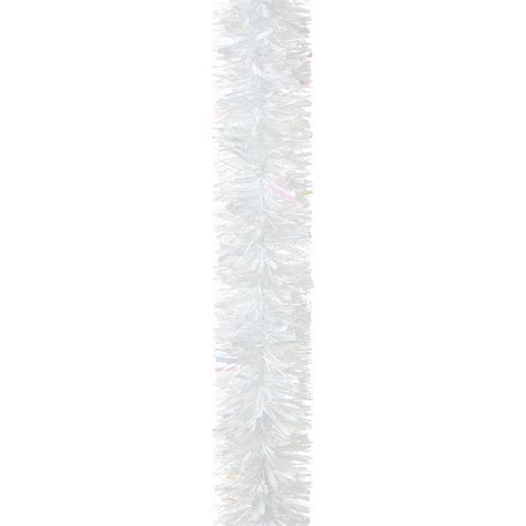 2 Metre White Iris Luxury Chunky Cut Tinsel