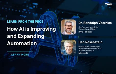 Ai And Robotics Insights From Microsoft Experts Invia Robotics Posted On The Topic Linkedin