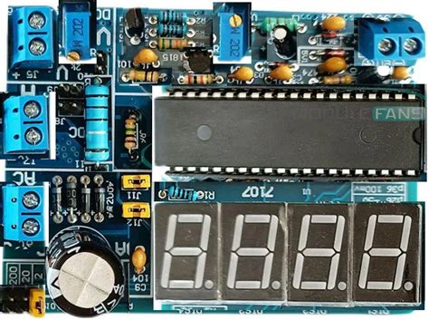 The 7 Segment Displays In This Voltmeter Have The Decimal Point At The