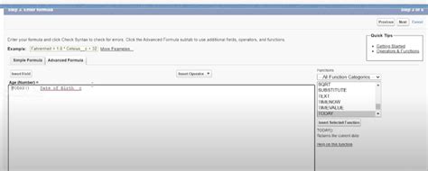 Formula Fields In Salesforce Crs Info Solutions