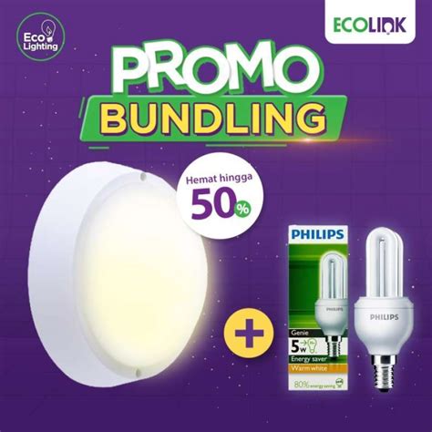 Promo Ecolink Led Bulkhead 12 Watt 4000k Diskon 23 Di Seller Surota