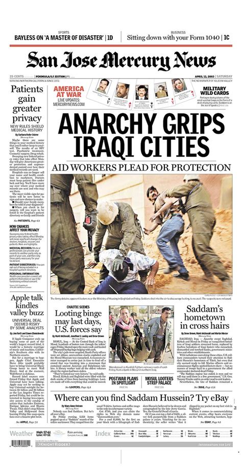 The Iraq War Timeline As Told Through Front Pages Buzzfeed News