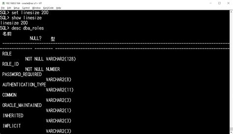 Oracle19c 便利！set Linesizeの新オプション【set Linesize Window】 ラーメン屋になりたいシステム