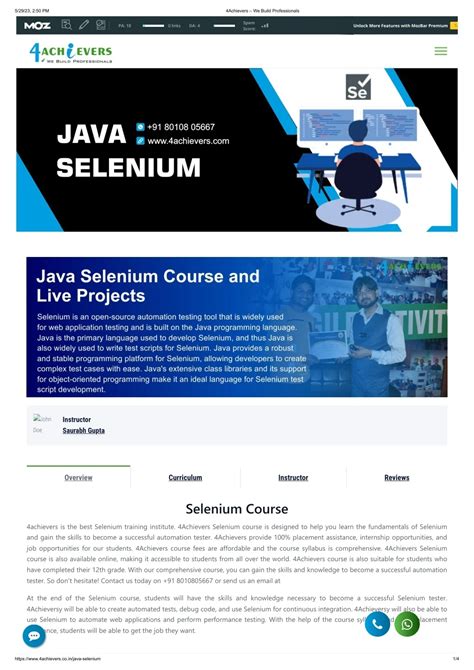 Ppt Java Selenium Course Powerpoint Presentation Free Download Id12198939