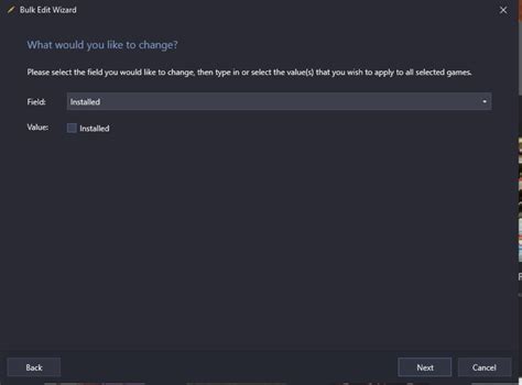 Bulk Edit Null For Uninstalled Games Troubleshooting Launchbox Community Forums