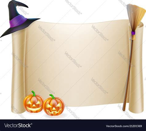 Halloween Scroll Background Royalty Free Vector Image Halloween Scroll Background Royalty Free Vector Image