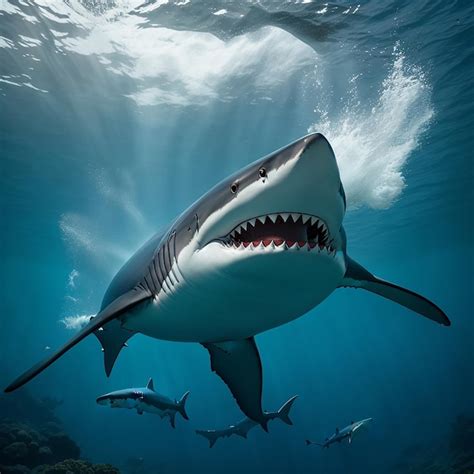 premium ai image shark generative ai