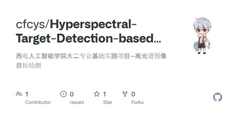 GitHub Cfcys Hyperspectral Target Detection Based On Target Spectrum Analysis