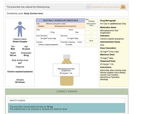 Solved Complexity Level Body Surface Areadrug Monographfor